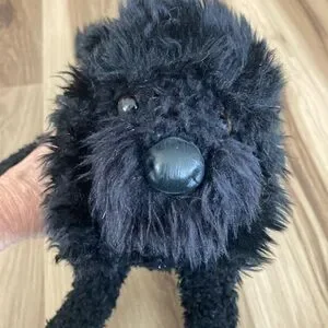 Douglas | Toys | Douglas Cuddle Toys Rare Vintage Black Poodle Plush ...